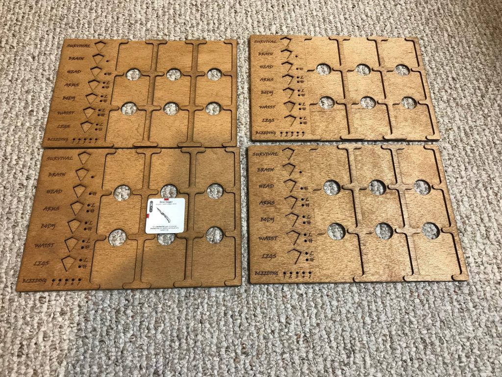 Fallout Board Game box organizer – Northern Lights Terrain