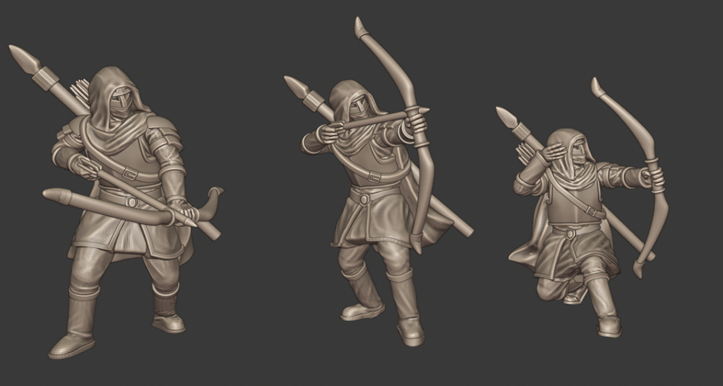 Quartermaster 3D – Alternate Fantasy – Archers – STL Files – Northern ...