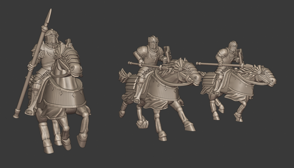 Quartermaster 3D – Alternate Fantasy – Mounted Knights – STL Files ...