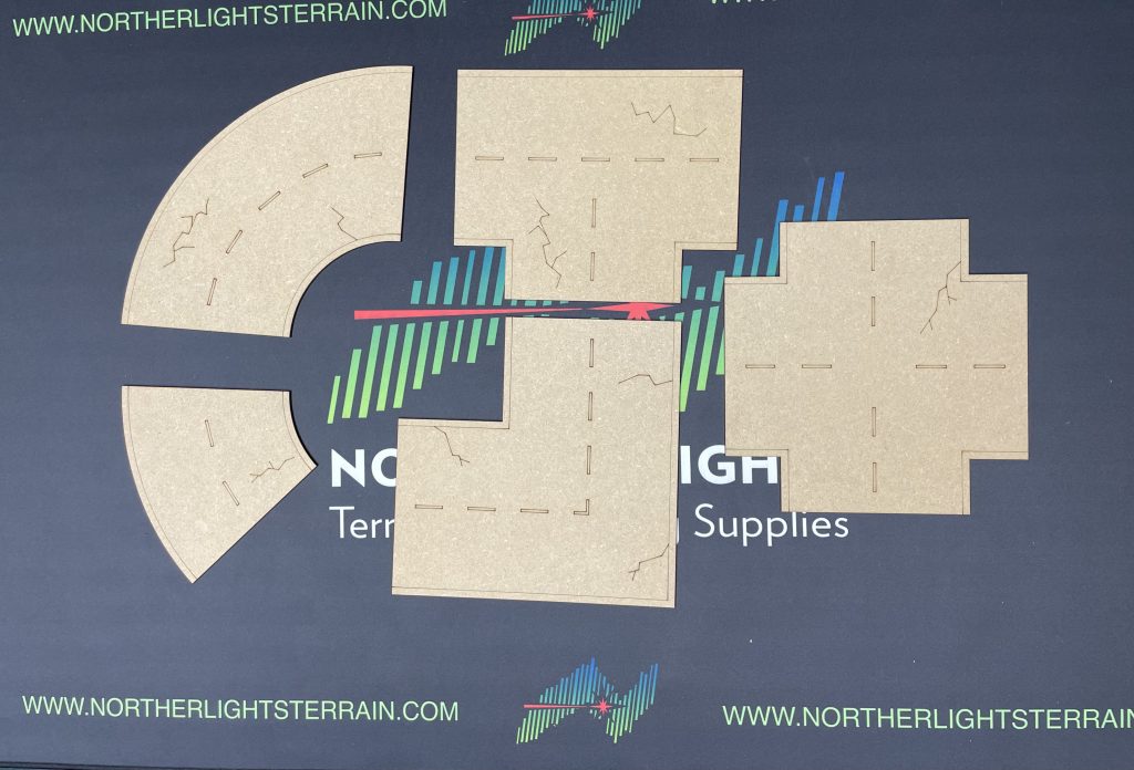 ROAD900 – 28mm scale modern road set – Northern Lights Terrain